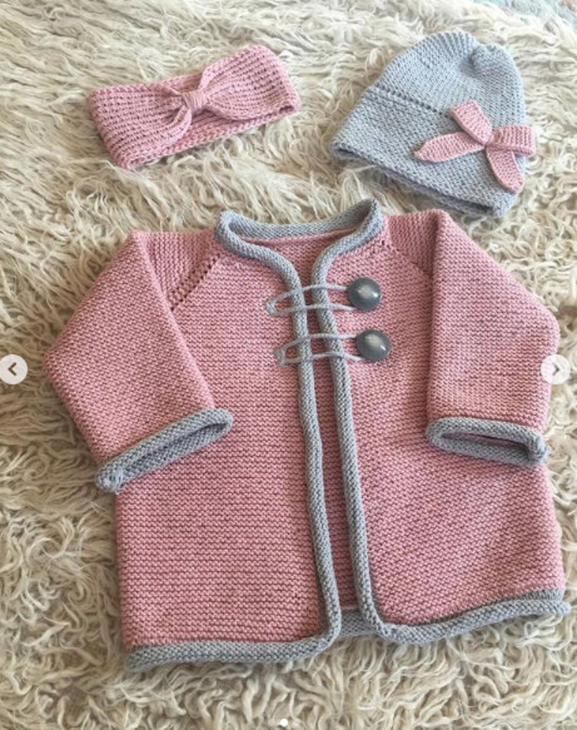 Baby Knit Set Newborn Knit Set Baby Girl Knit Set Baby Girl - Etsy