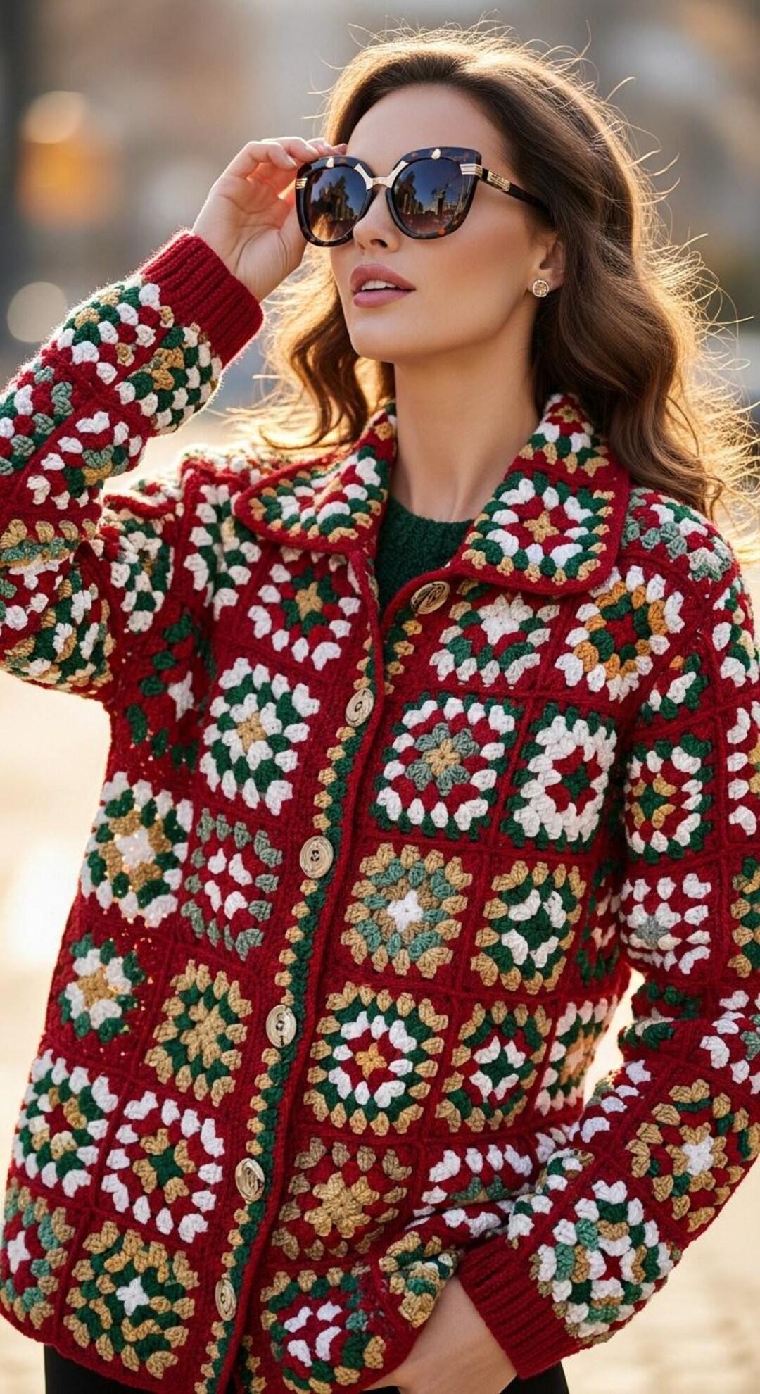 Unique Christmas Gift for Her Ugly Crochet Sweater Anniversary Gift for ...