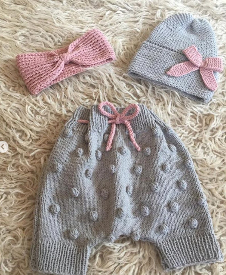 Baby Knit Set Newborn Knit Set Baby Girl Knit Set Baby Girl - Etsy