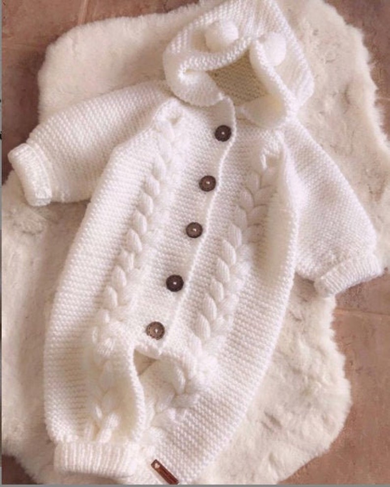 Blue Knit Romper Blue Romper Baby Blue Romper Newborn | Etsy