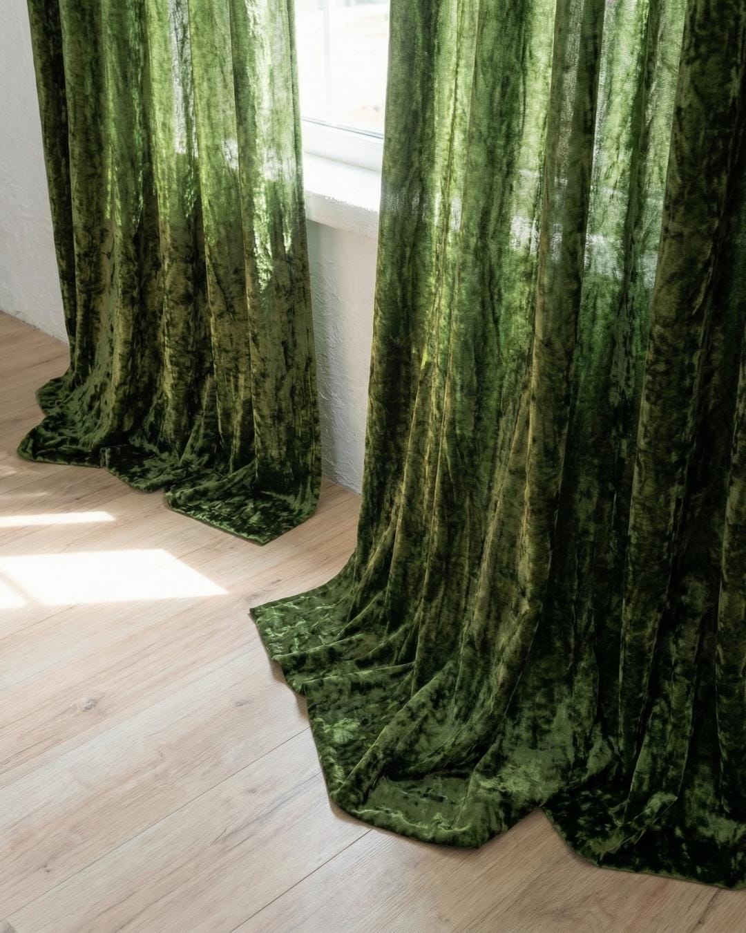 Handmade Custom Size Velvet Curtains, Made to Order Luxury Drapes for ...