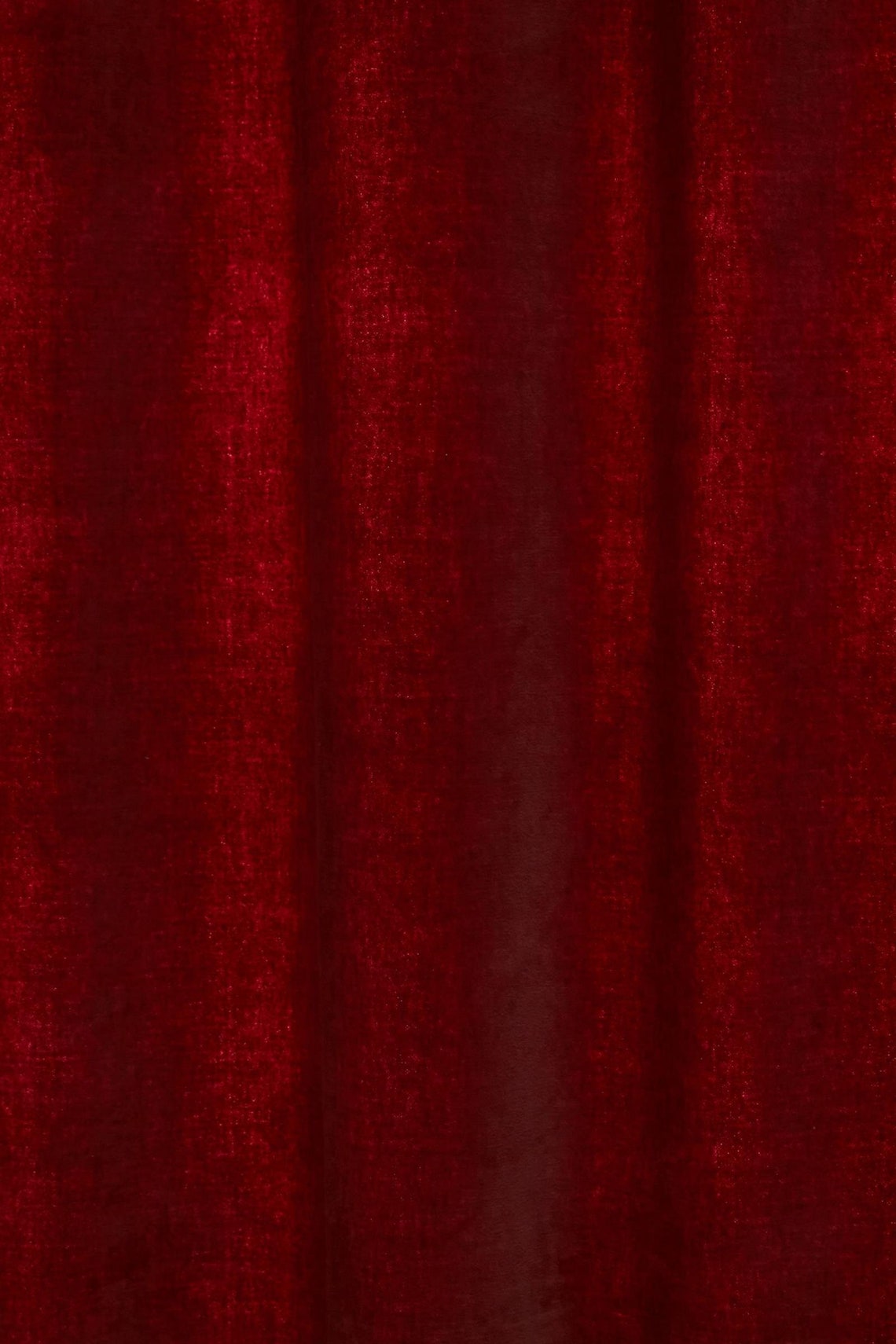 Red Velvet Curtain Personalized Curtains Wine Handmade Cotton - Etsy