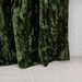 Olive Green Velvet Curtain Custom Window Curtain Panels - Etsy