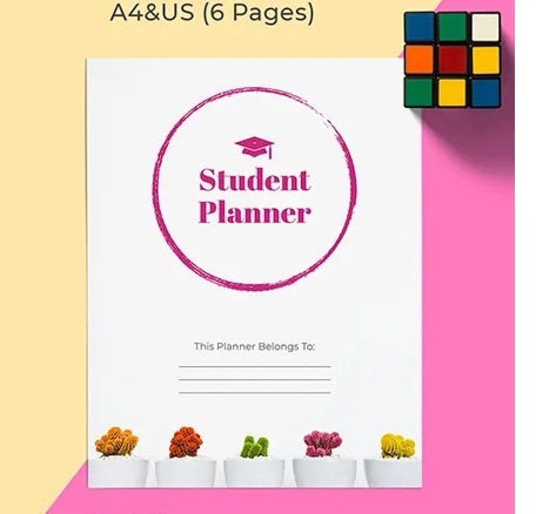 PRINTABLE STUDENT PLANNER Weekly Planner Monthly Planner Course Planner ...