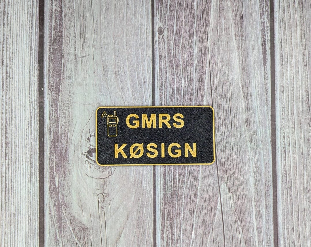 Custom GMRS/HAM Call Sign Magnet - Etsy