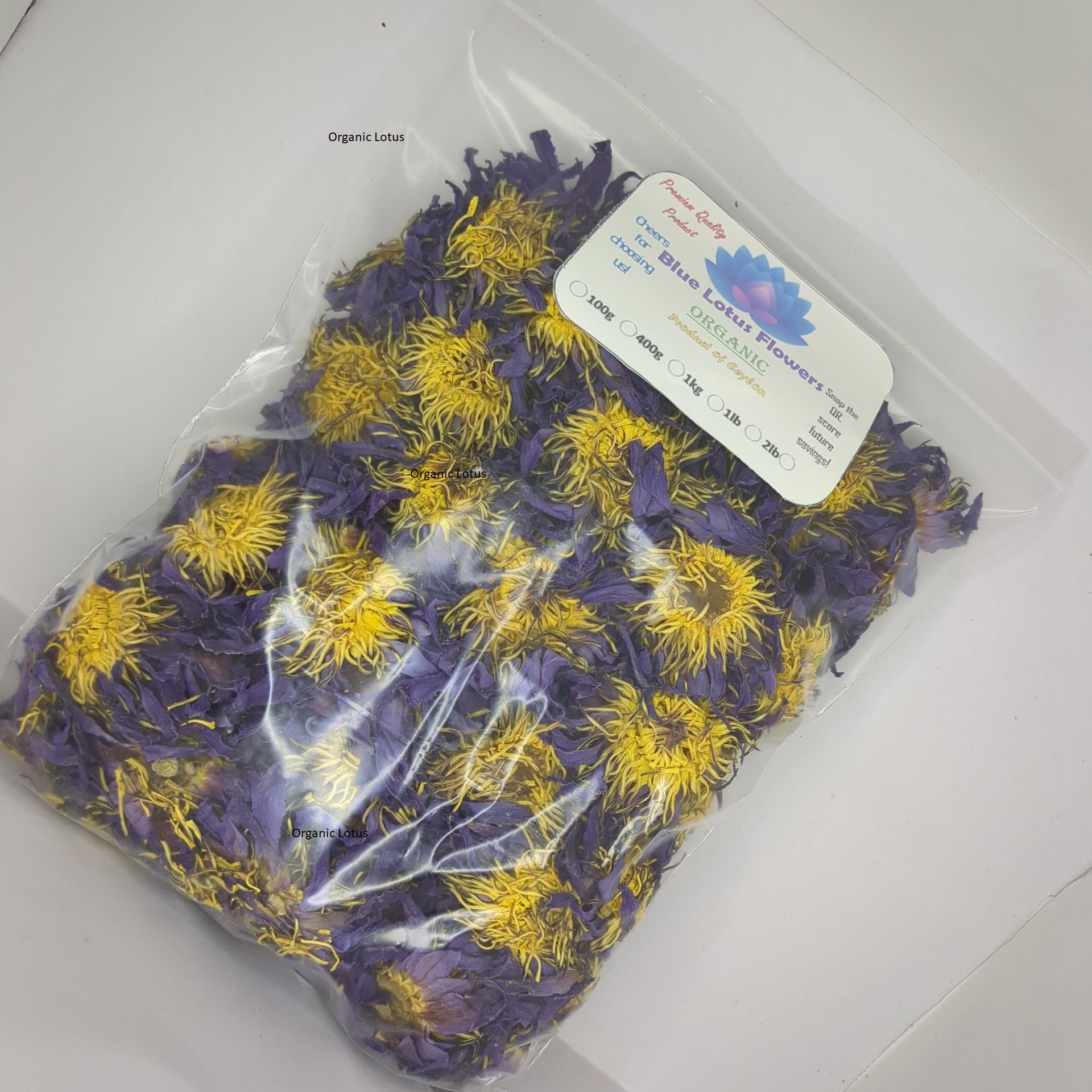Blue Lotus Flower Premium Quality Pure Organic Dried Flowers Blue Herbs ...