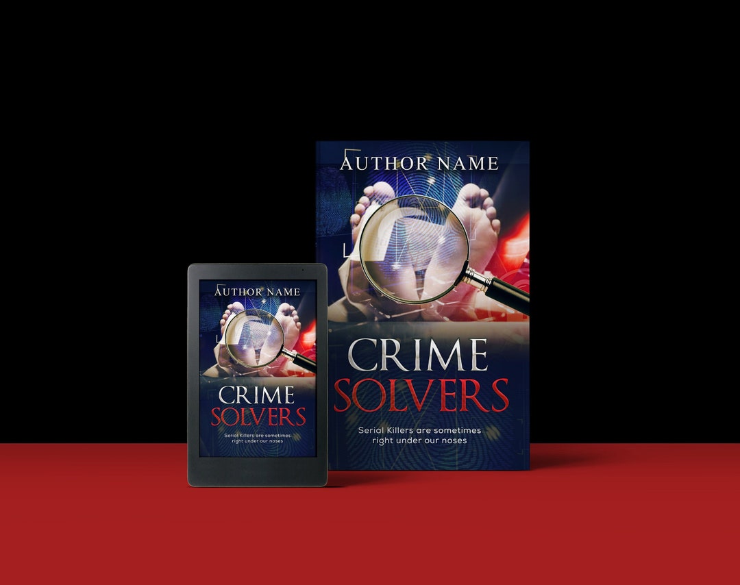 Crime Solvers Pre-made Book Cover for Fantasy | Horror Premade Cover ...