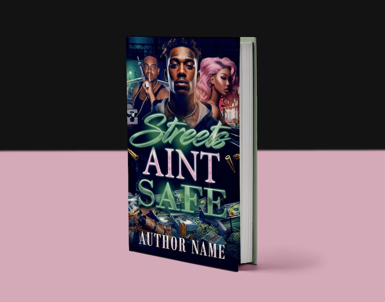 Streets Aint Safe Urban Fiction Style Pre-made Book Cover | Urban ...