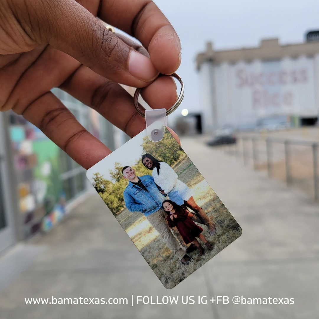 Double Sided Photo Key Chain | Custom Photo Key Chain | Valentines Day ...
