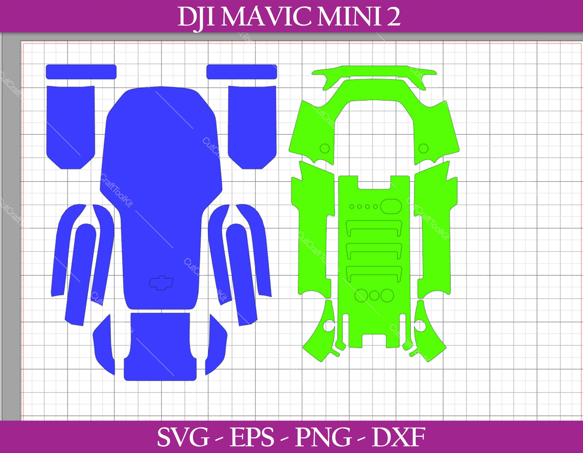 DJI Mavic Mini 2 SVG Protective Skin Cricut Svg Svg Cut | Etsy