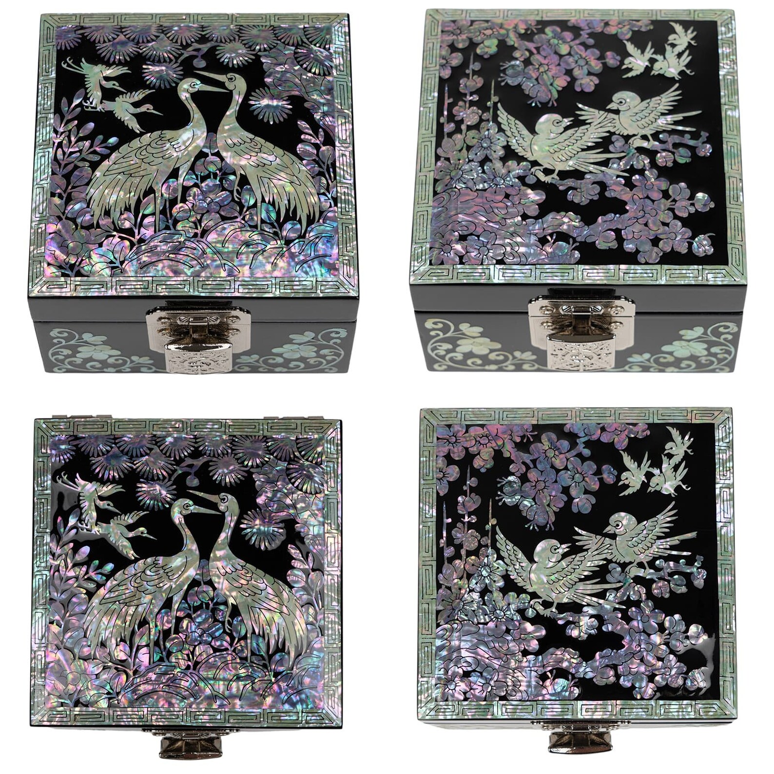 February Mountain Mother of Pearl Small Jewelry Box- Unique Gifts for ...
