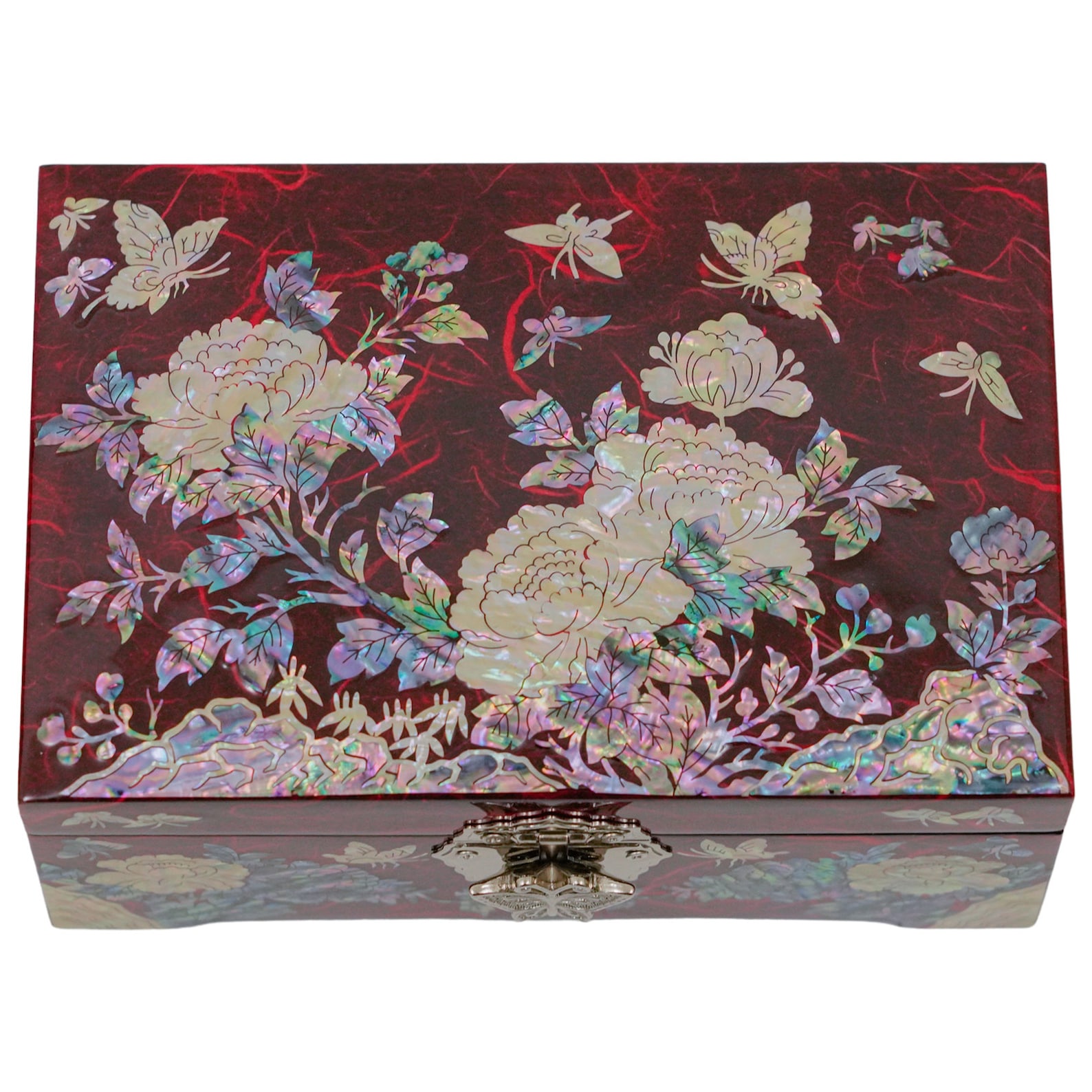 FEBRUARY MOUNTAIN Elegant Mother-of-pearl Jewelry Box - Christmas ...