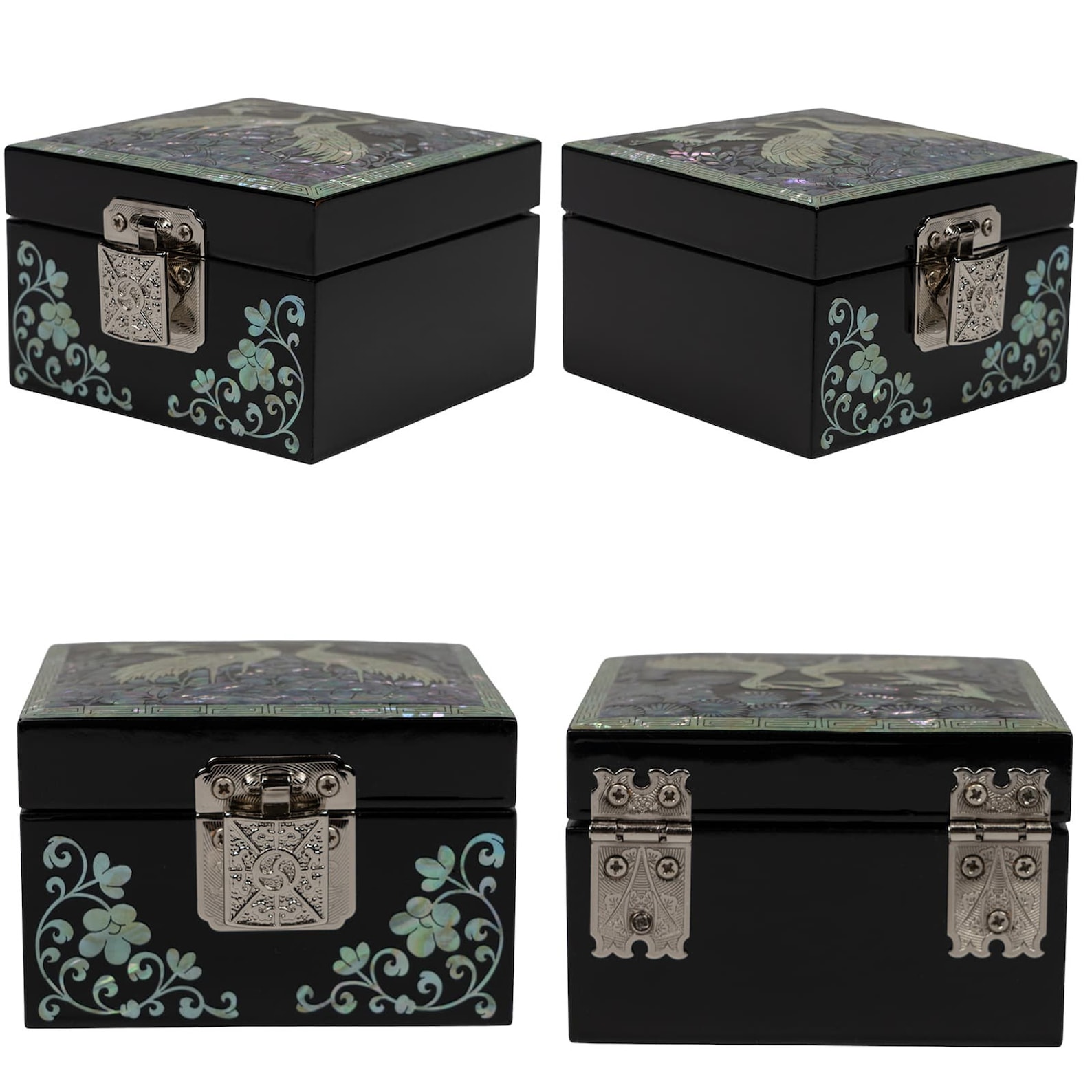February Mountain Mother of Pearl Small Jewelry Box- Unique Gifts for ...