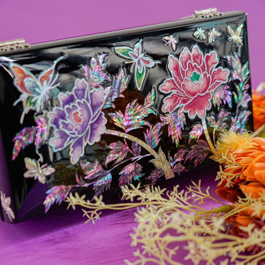 February Mountain Mother of Pearl Jewelry Box for Women - Unique Gifts ...
