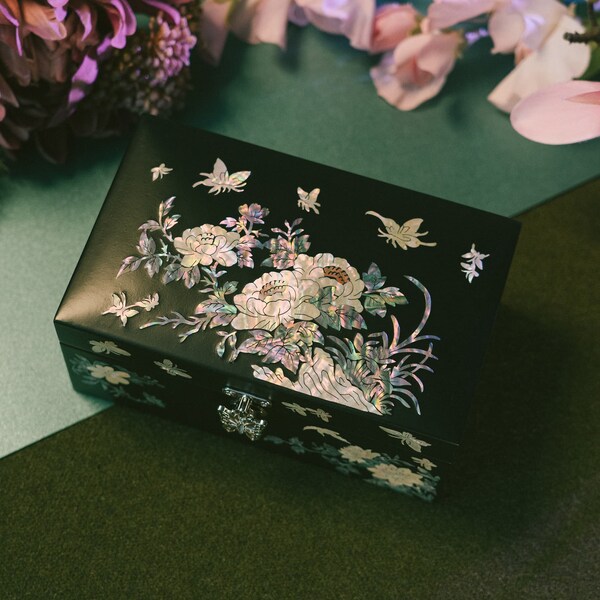 Black Jewelry Box - Etsy