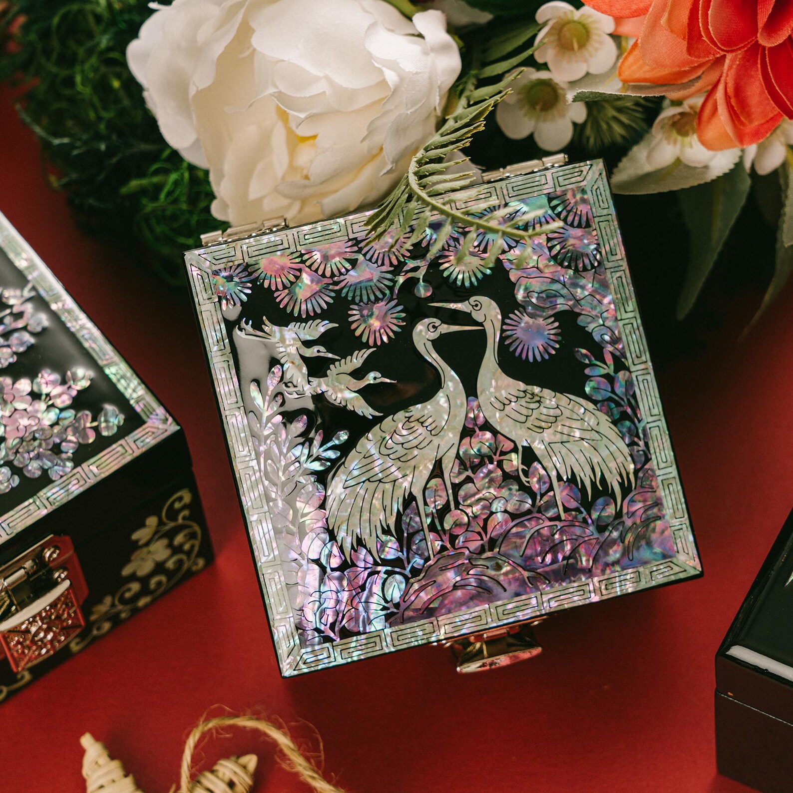 February Mountain Mother of Pearl Small Jewelry Box – Unique Gift Ideas ...
