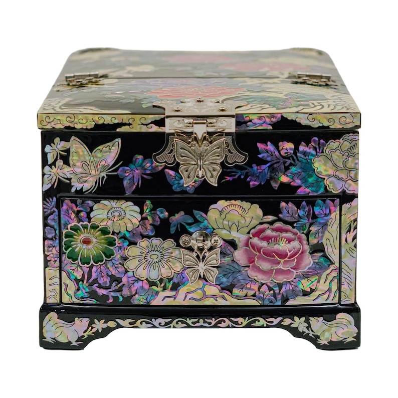 FEBRUARY MOUNTAIN Mother of Pearl Box Vintage Jewelry Box - Etsy