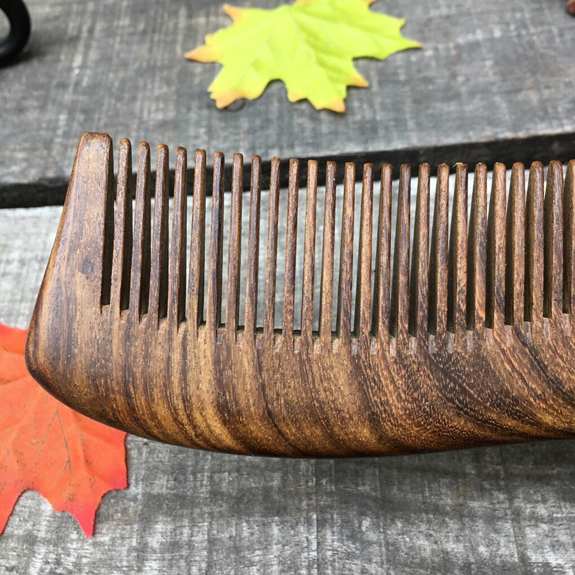 Unisex Sandalwood Comb Women Men Home Travel Wood Anti-static - Etsy