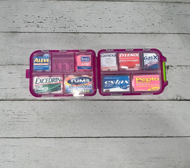Pocket Pharmacy Medicine Organizer - Etsy