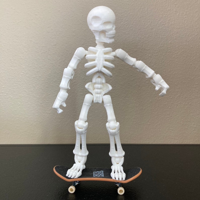 Skeleton Articulating Flexible Posable Fidget Toy 3D - Etsy