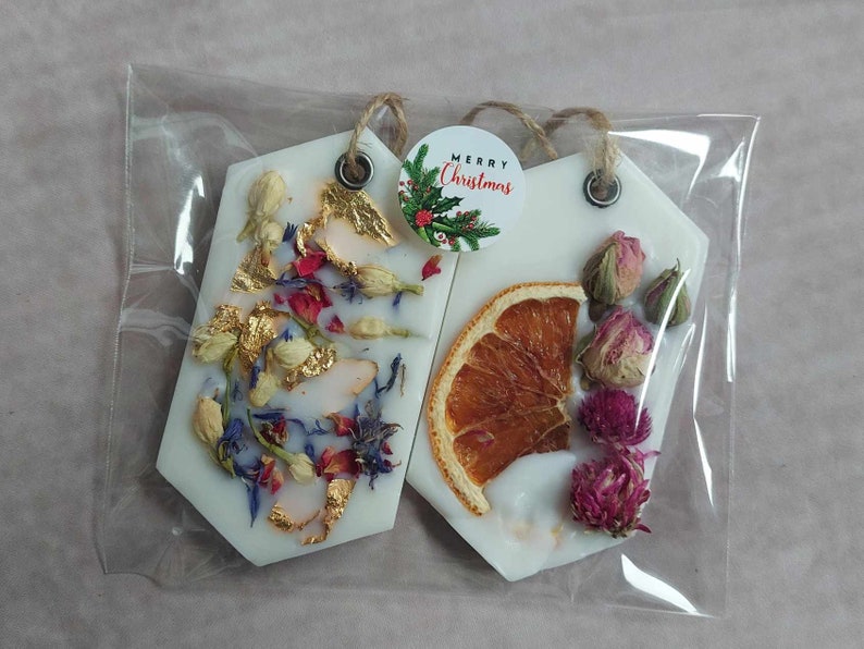 Luxury Gold Leaf Eco Soy Wax Air Freshener Hanging Wardrobe Organic ...