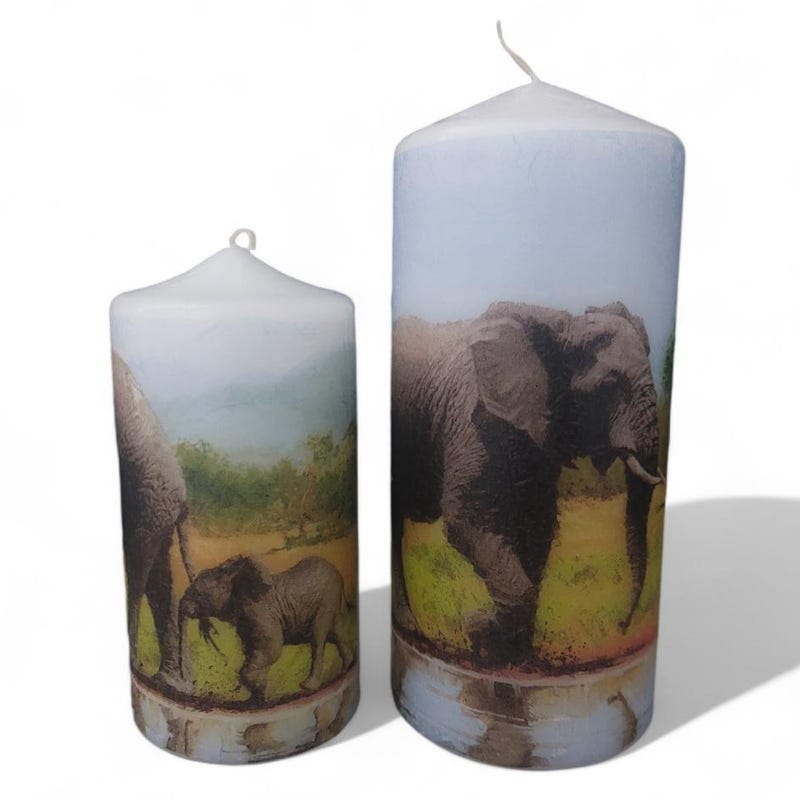 Elephant Candle - Etsy