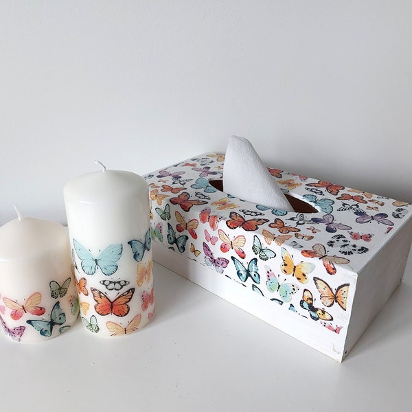 Butterfly Tissue Box - Etsy