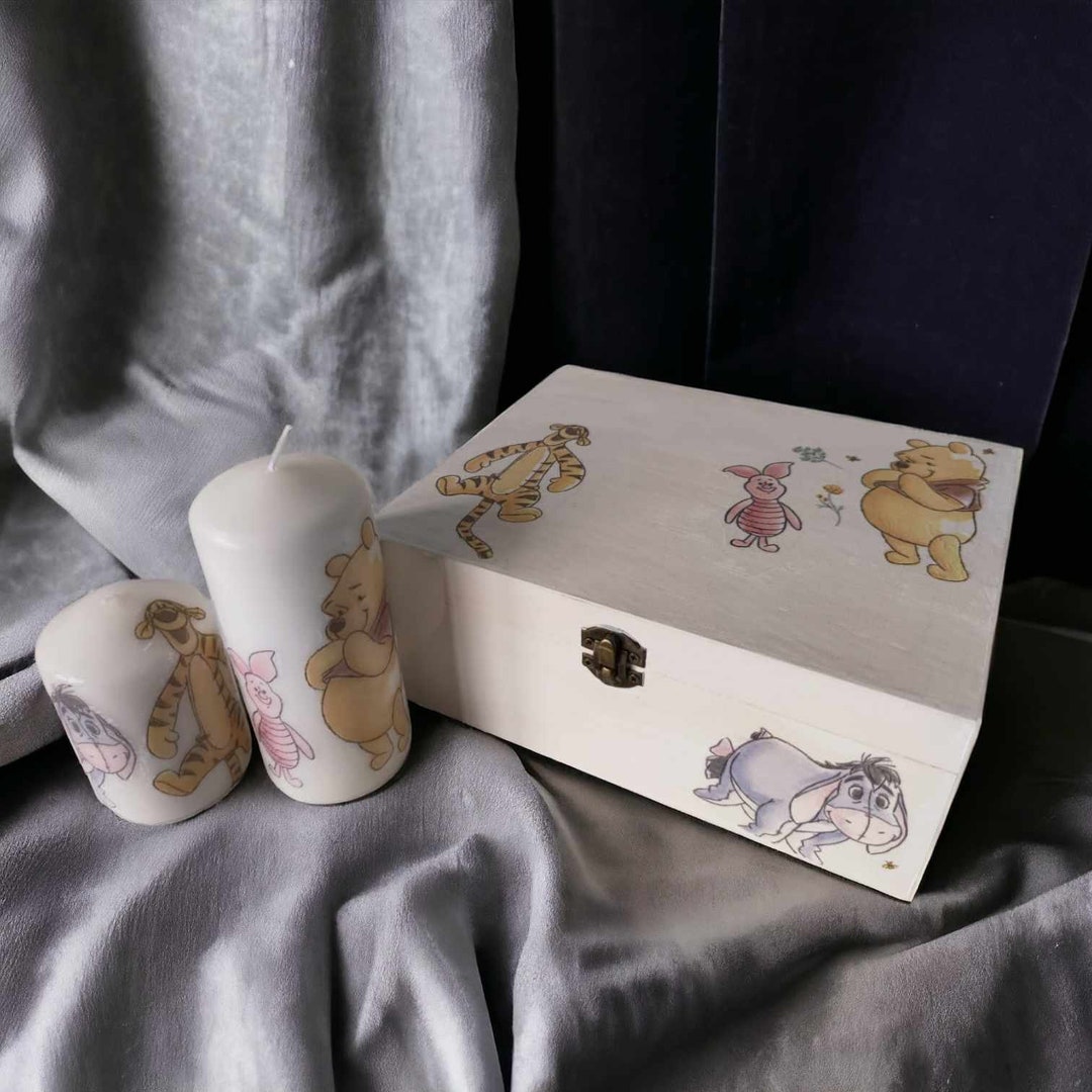 Handmade Gift Set Disney Candles Large Storage Box With Lid Birthday ...