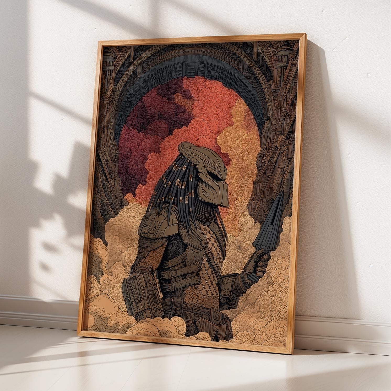 Predator Sci-fi Wall Art Poster – Modern Futuristic Decor for Home ...