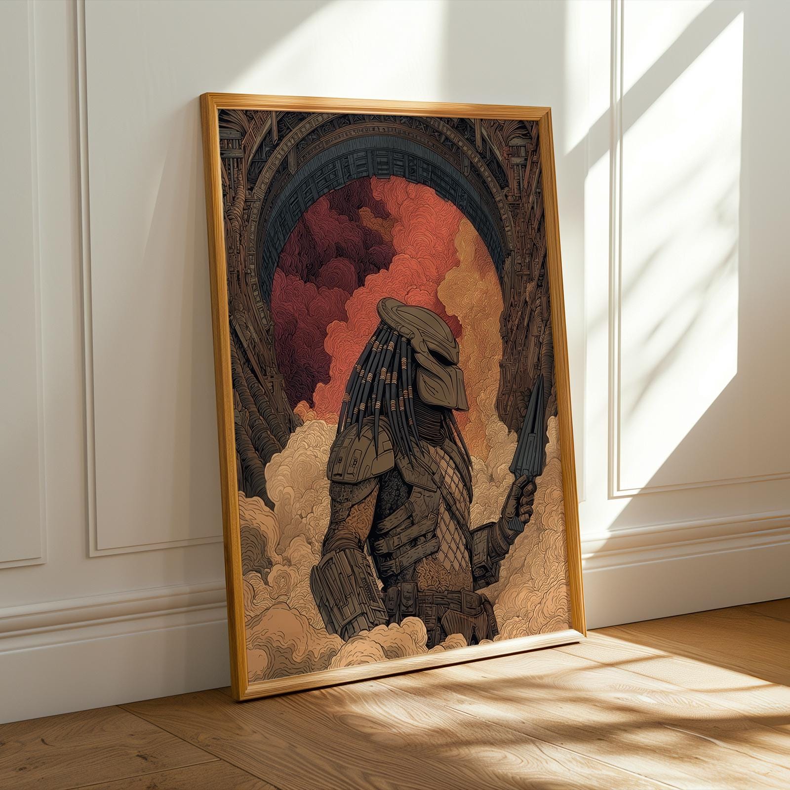 Predator Sci-fi Wall Art Poster – Modern Futuristic Decor for Home ...
