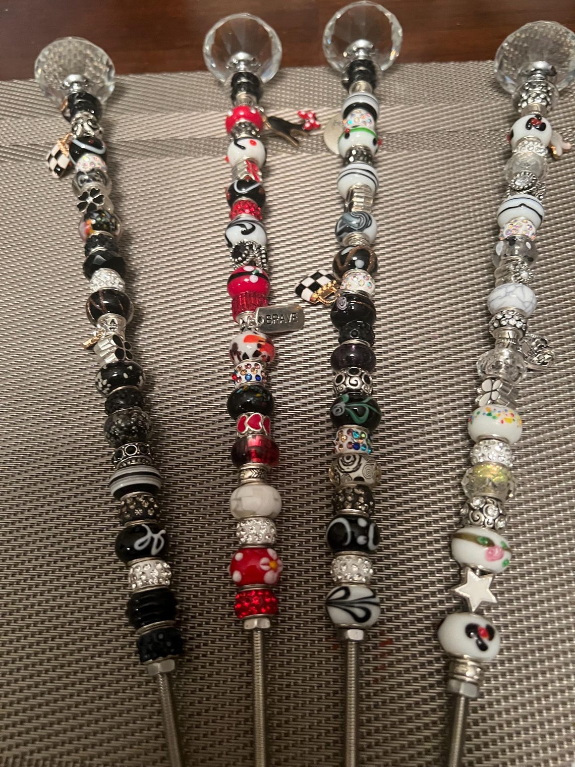 Hand Crafted Garden Stakes 12” Uniquely Created: Lampwork, Murano ...