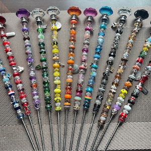 Hand Crafted Garden Stakes 12” Uniquely Created: Lampwork, Murano ...