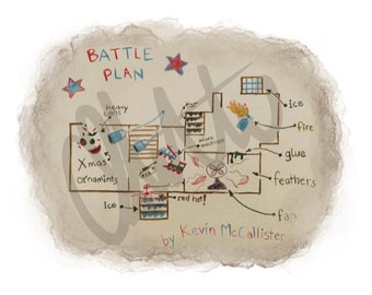 Home Alone Battle Plan | Etsy