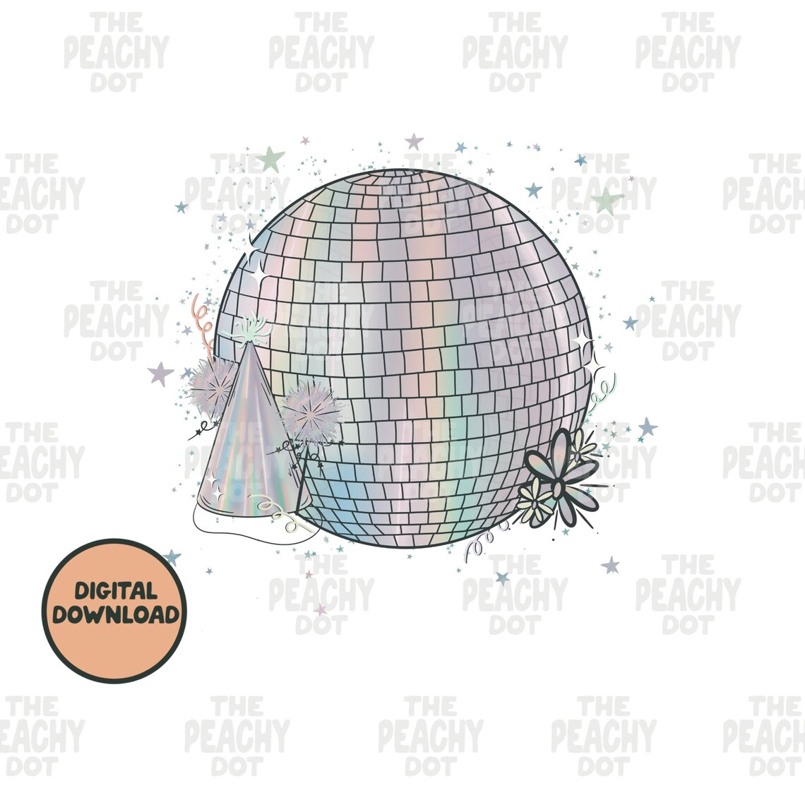 Disco Ball Png 2022 Png New Year Png - Etsy