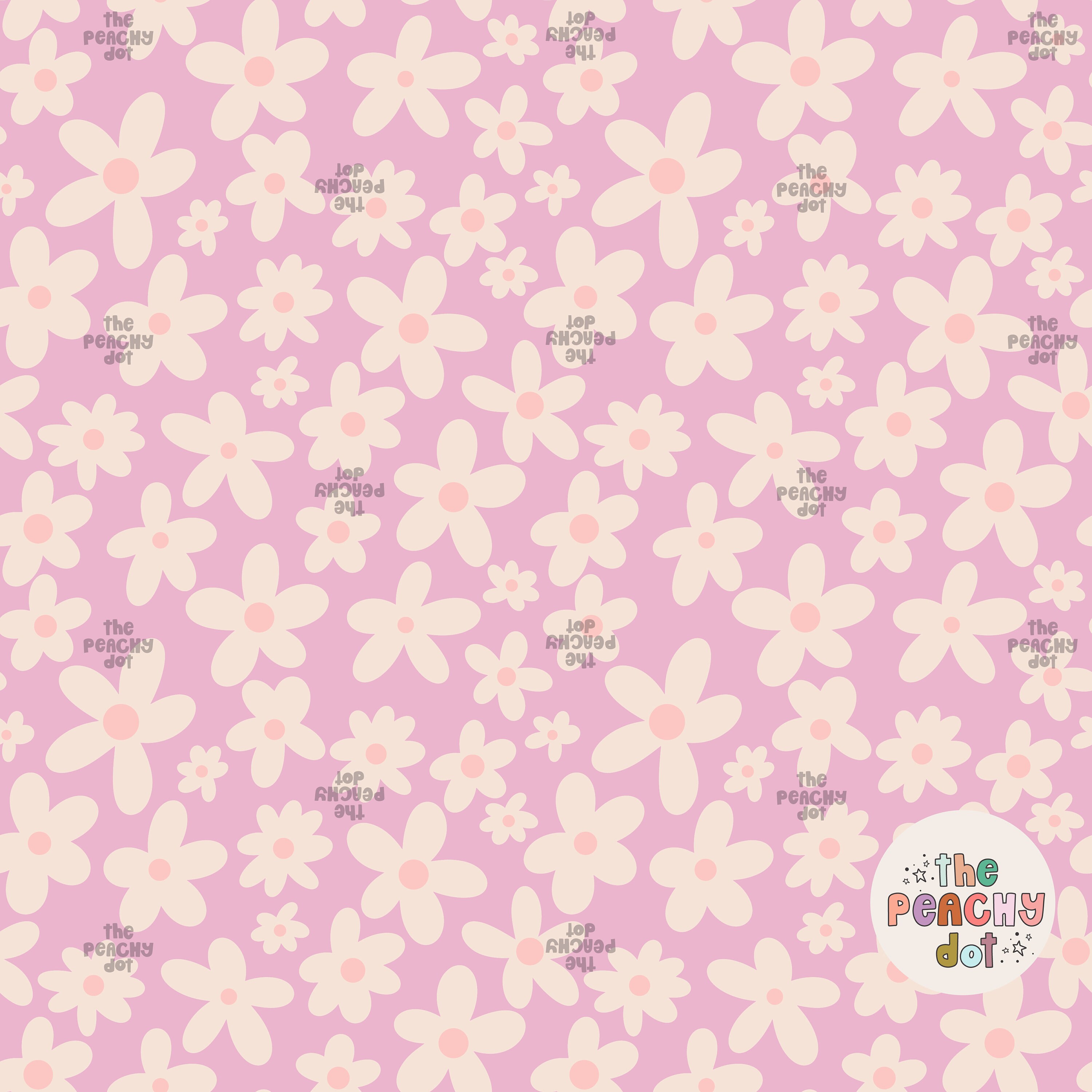 Seamless Purple Pattern, Seamless Purple Daisy Pattern, Seamless Retro ...
