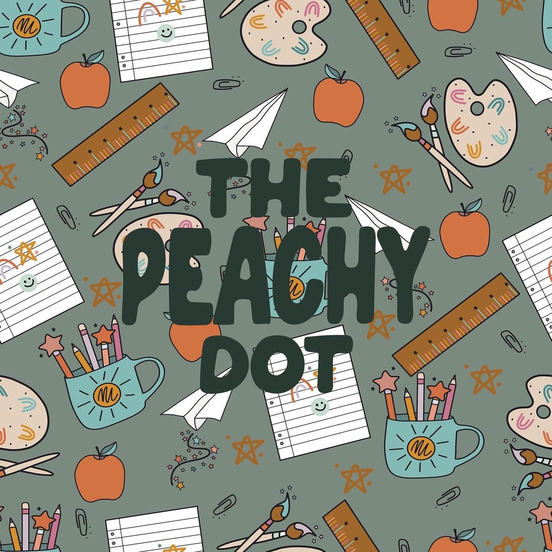 Seamless Back to School Pattern, Seamless Teacher Pattern, Seamless ...