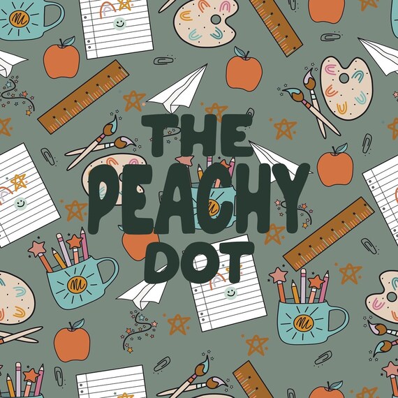 Seamless Back to School Pattern Seamless Teacher Pattern - Etsy