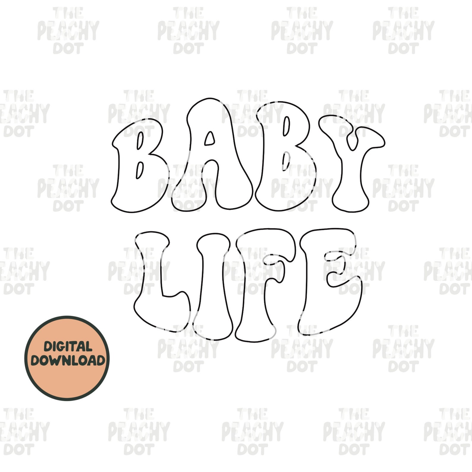 Baby Life Svg Png Baby Tshirt Design Groovy Kids Svg Svg - Etsy