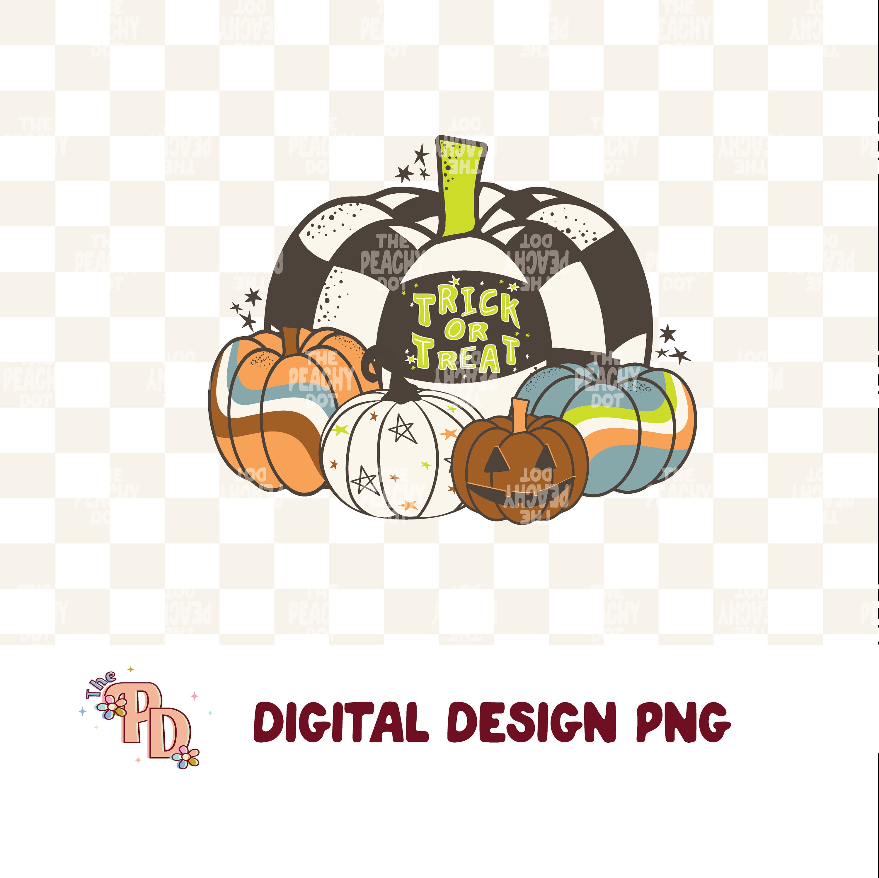 Halloween Png, Groovy Fall Png, Spooky Season Png, Retro Pumpkin Png ...