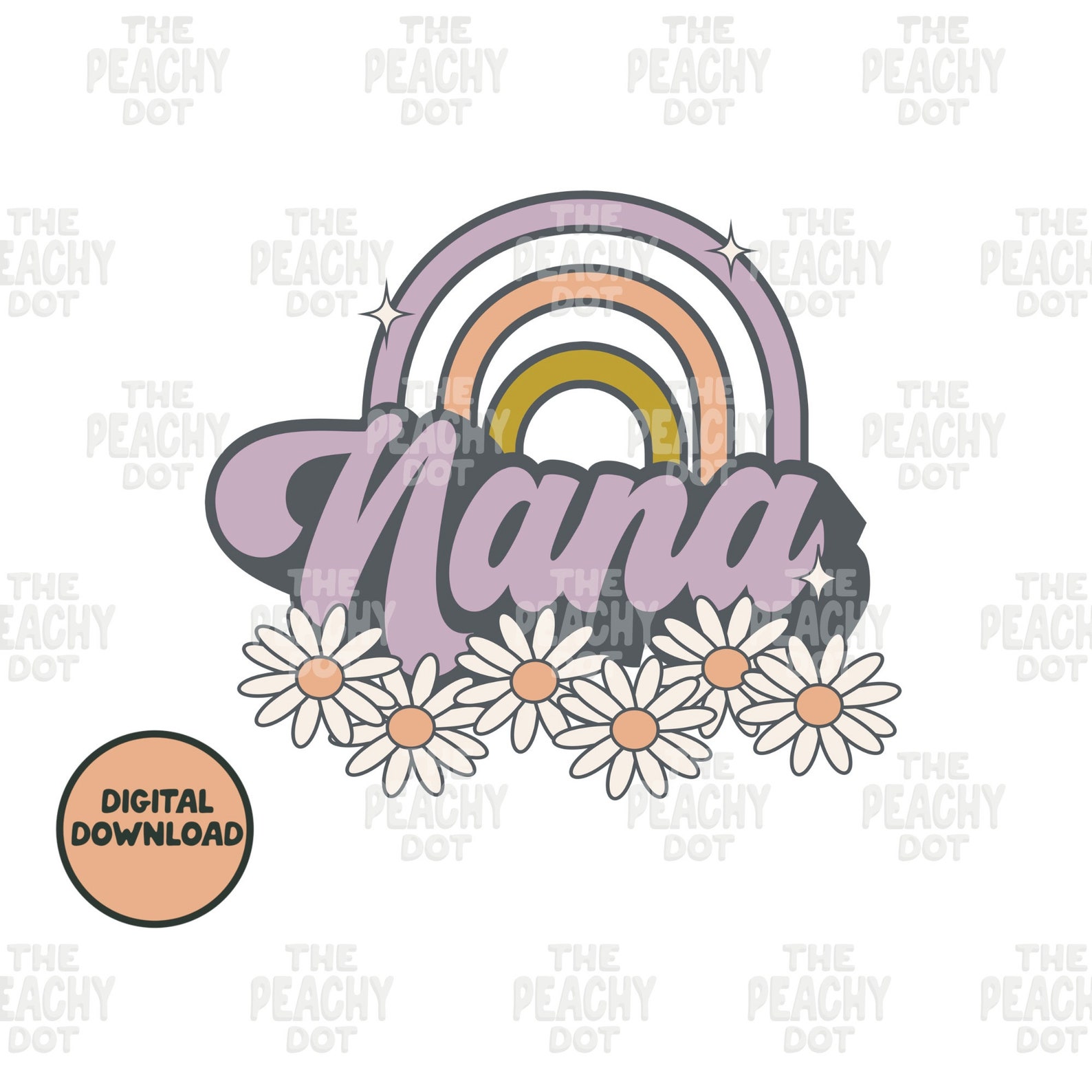 Nana Svg Png, Retro Nana Svg Png, Svg for Shirt, Nana Svg for Shirt ...