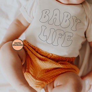 Baby Life Svg Png, Baby Tshirt Design, Groovy Kids Svg, Svg for Tshirt ...
