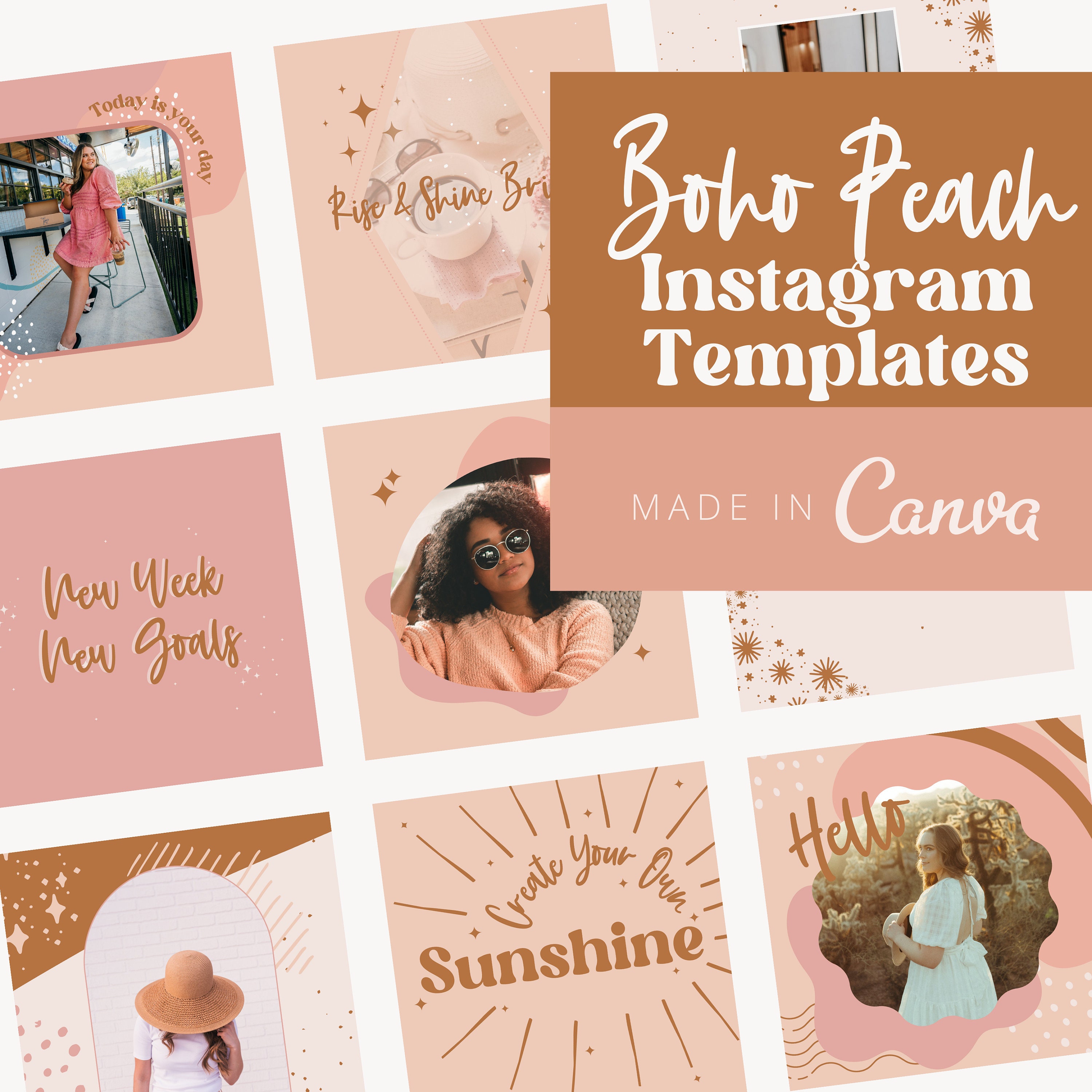Instagram Templates Canva Designs Instagram Post Canva - Etsy