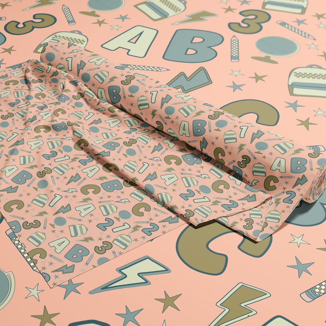 Seamless Back to School Pattern, Seamless Teacher Pattern, Seamless ...
