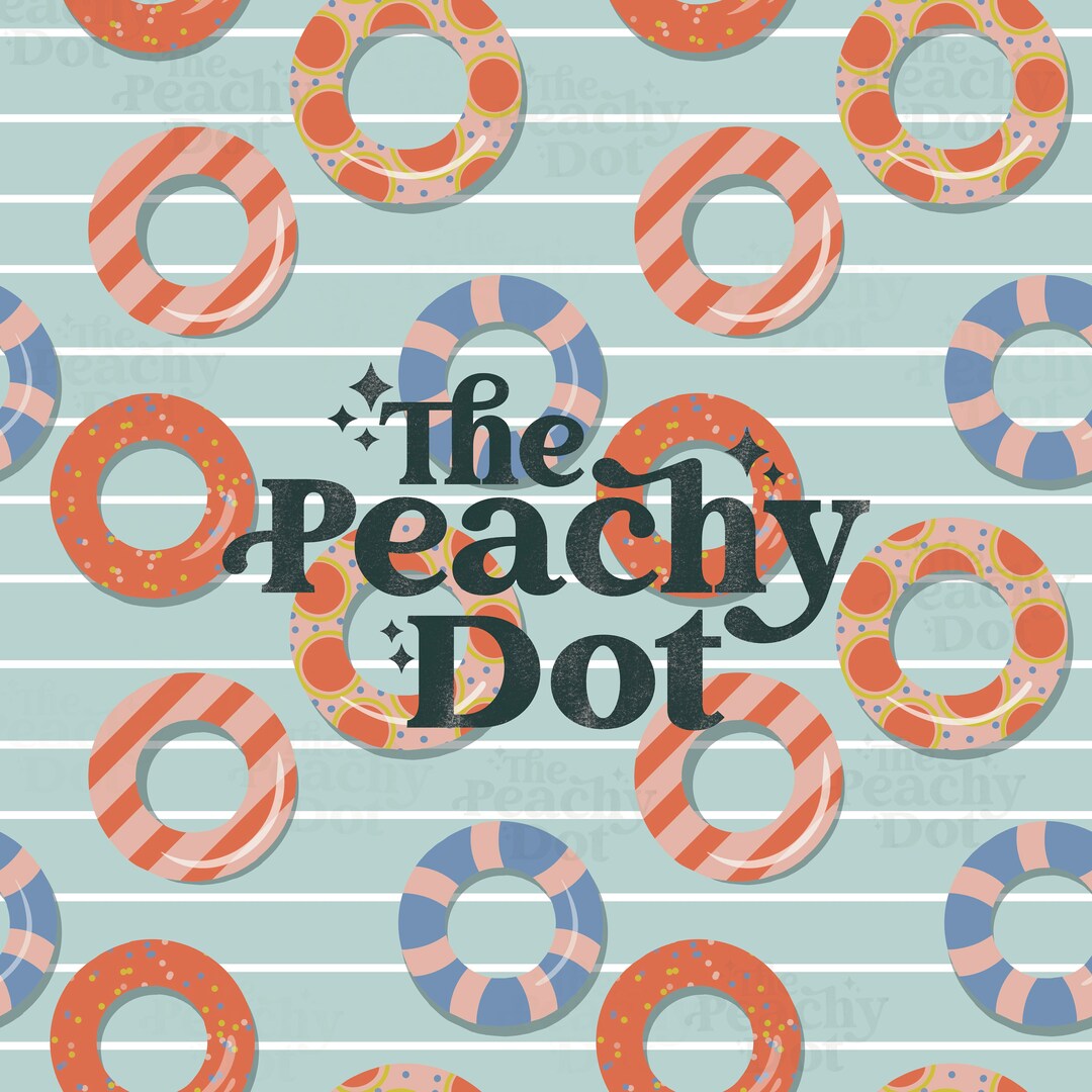 Pool Floats Surface Pattern, Summer Seamless Pattern - Etsy