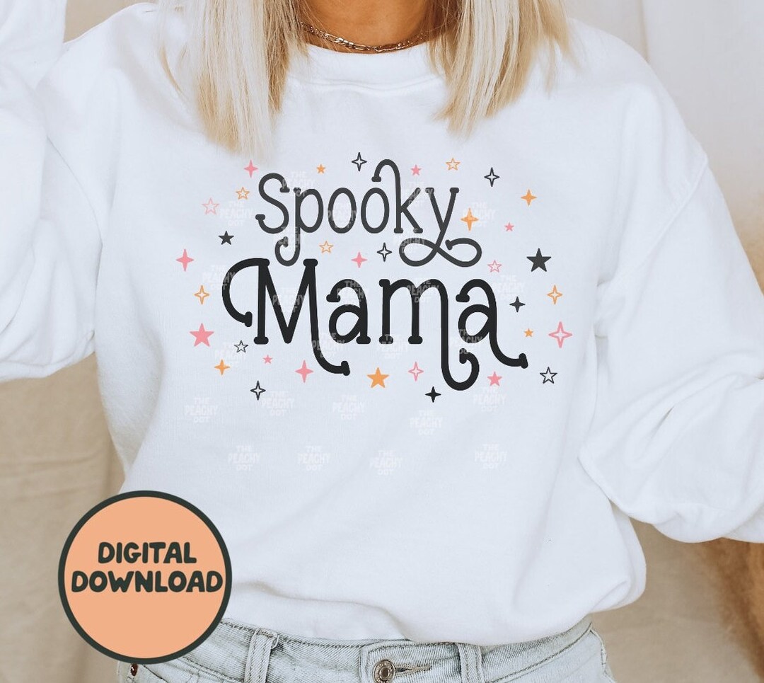 Fall Png SVG Spooky Mama Png Fall Mama Svg Png Autumn Png - Etsy