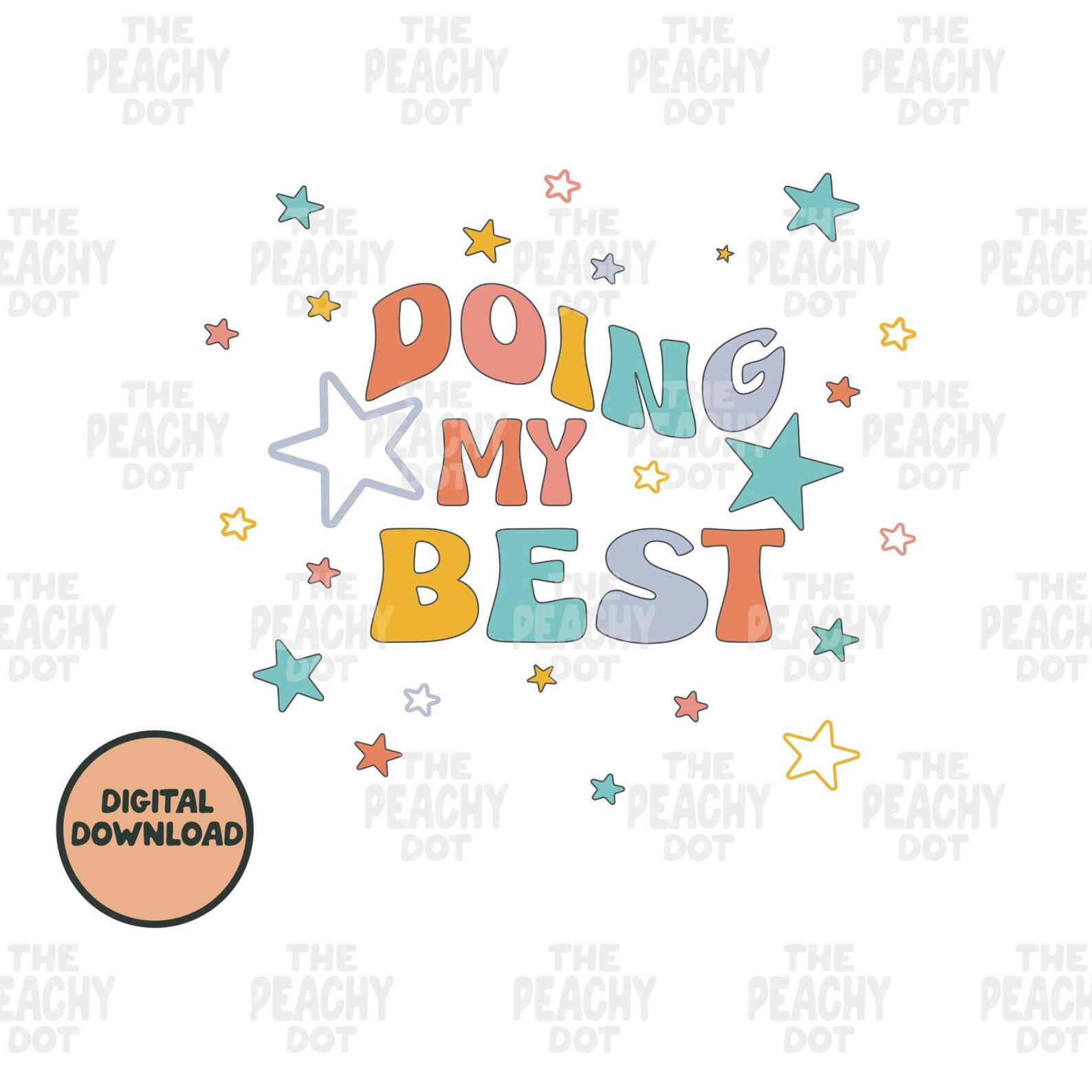 Affirmation Svg, Doing My Best Svg, Inspirational Svg Png , Digital ...