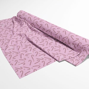 Seamless Purple Candy Cane Pattern, Seamless Colorful Christmas Pattern ...