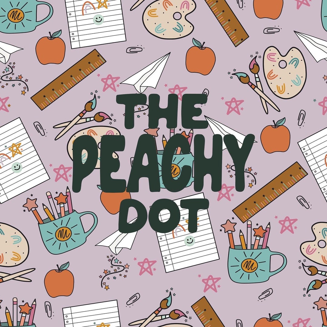 Seamless Back to School Pattern, Seamless Teacher Pattern, Seamless ...