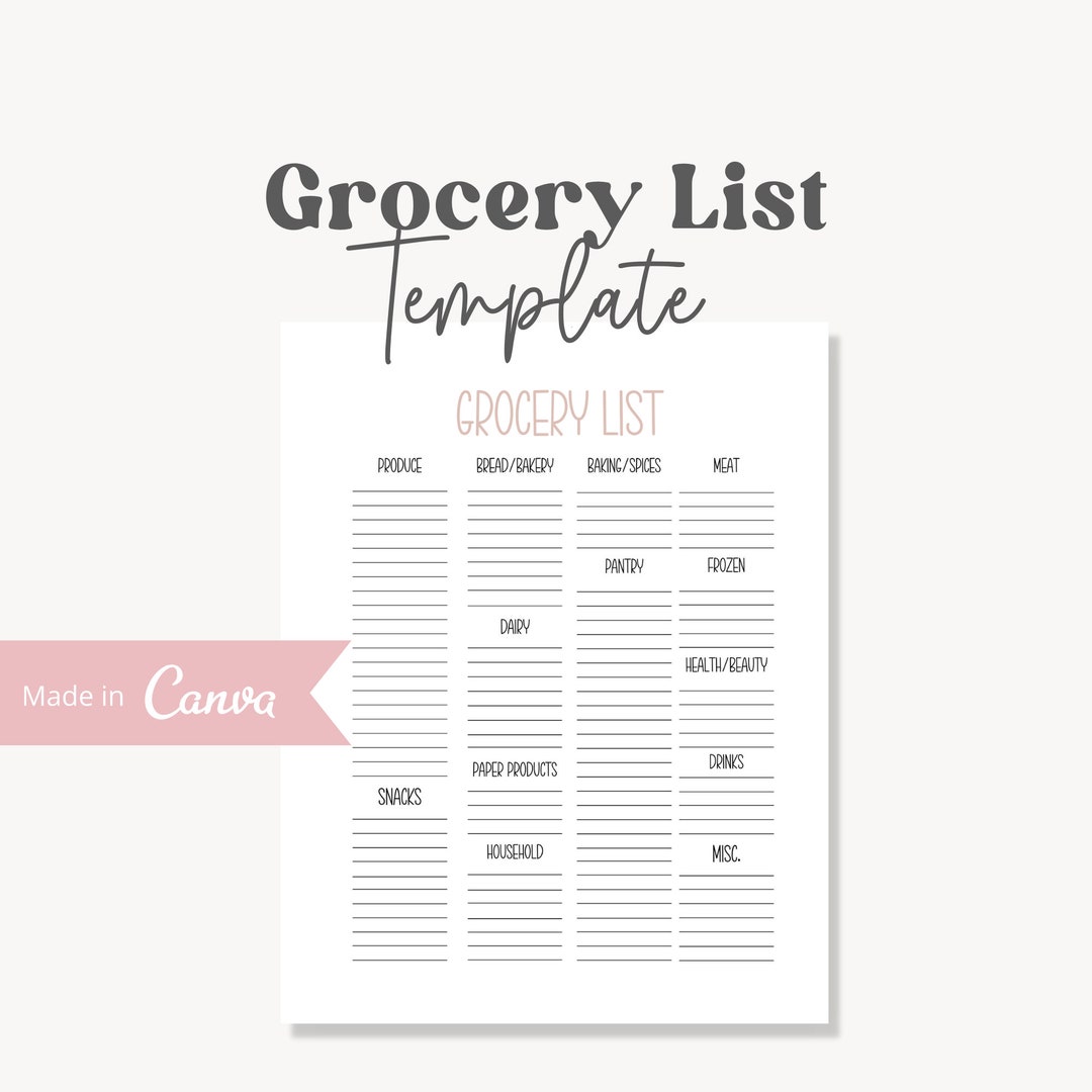 Canva Template Printable Grocery List Grocery Planner Etsy canva-template-printable-grocery-list-grocery-planner-etsy