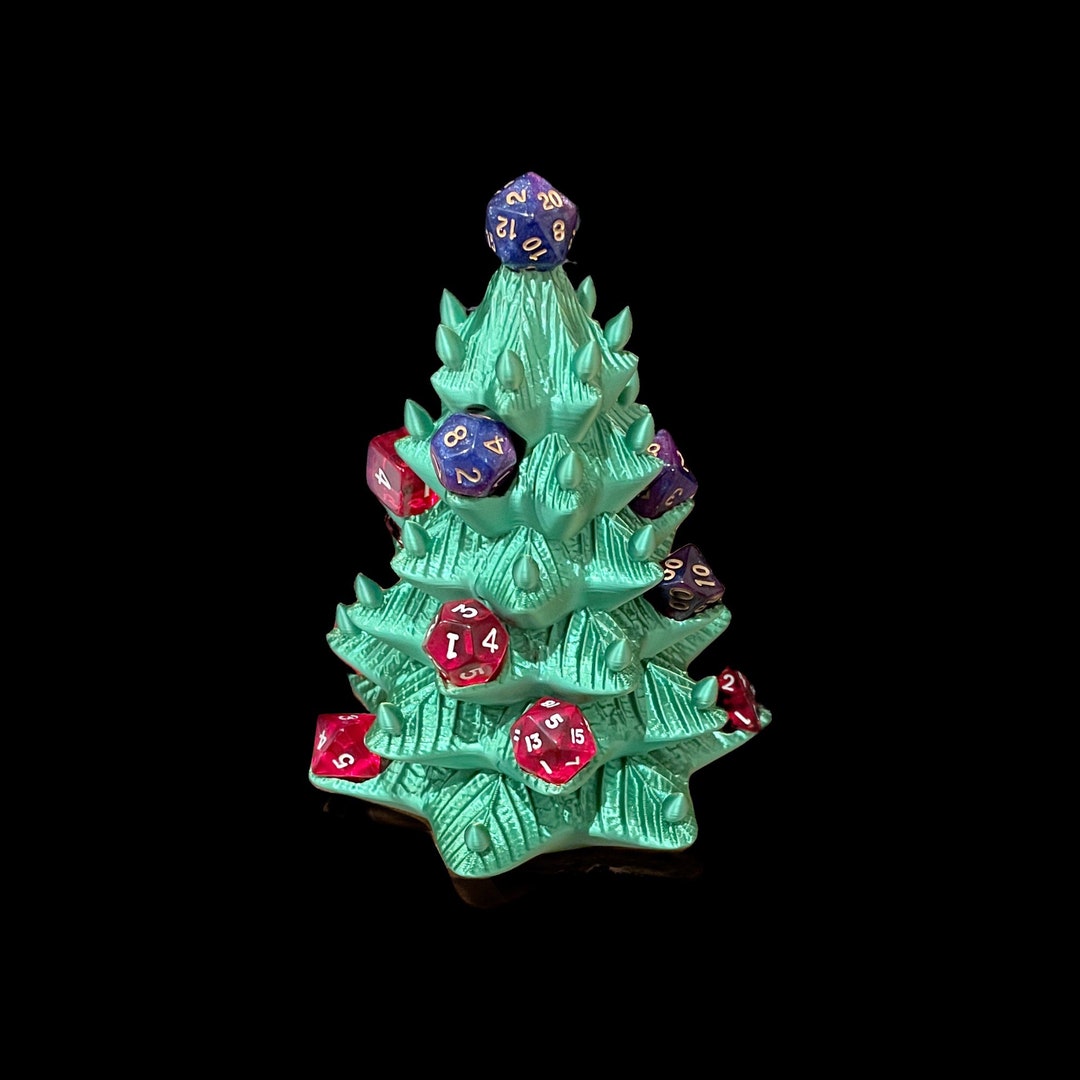 Christmas Tree Dice Holder DND Dice Board Games Tabletop - Etsy